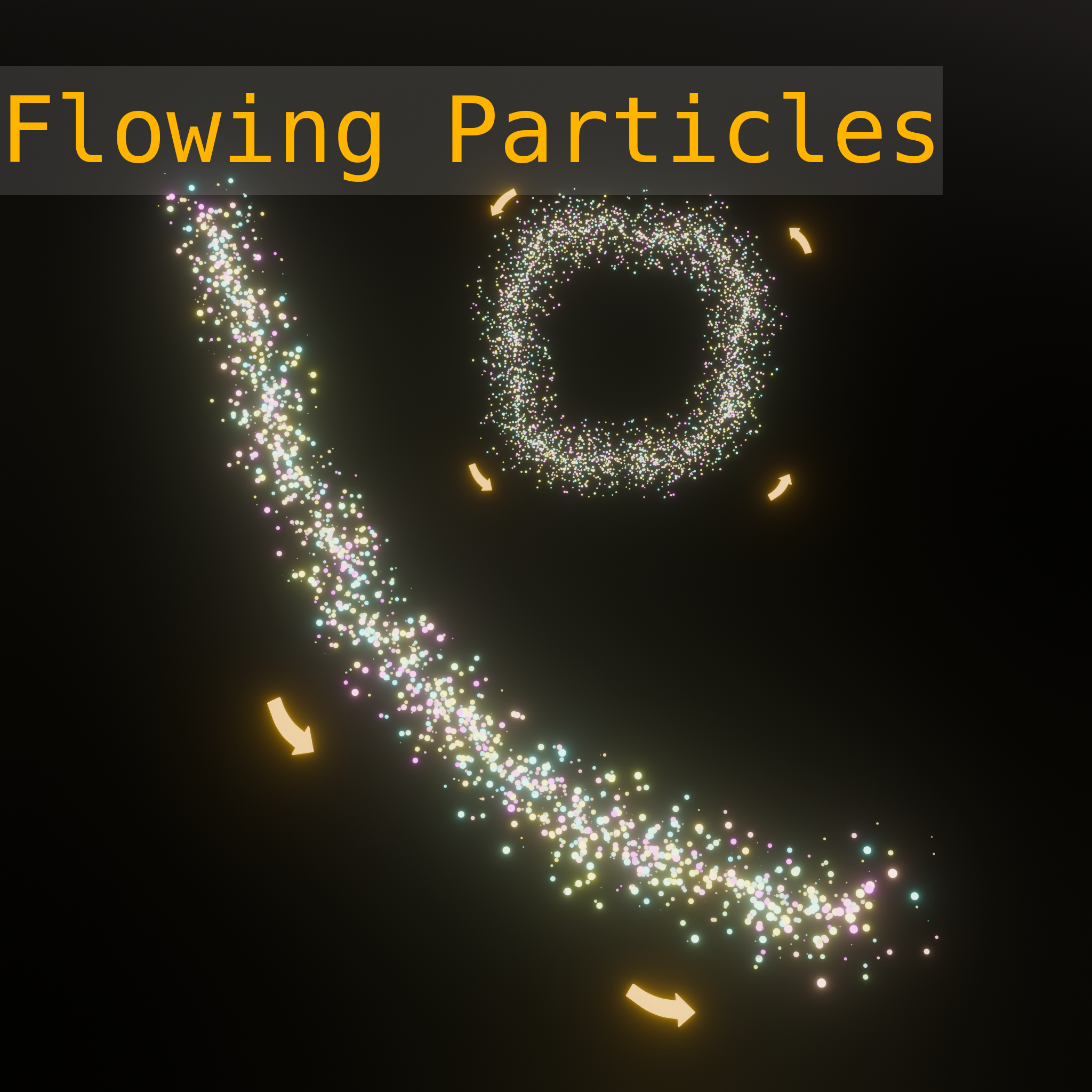 Flowing Particles | FREE Geometry Nodes Animations Generator Node ...
