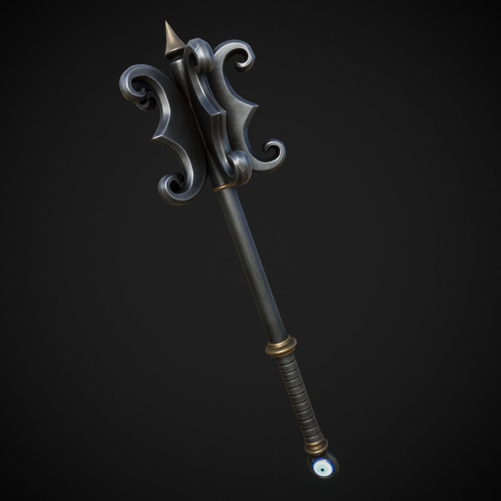 Stylized Mace 2 | Historical Weapons models | BlenderKit