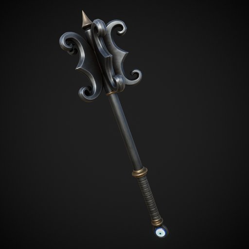 Stylized Mace 2 | Historical Weapons models | BlenderKit