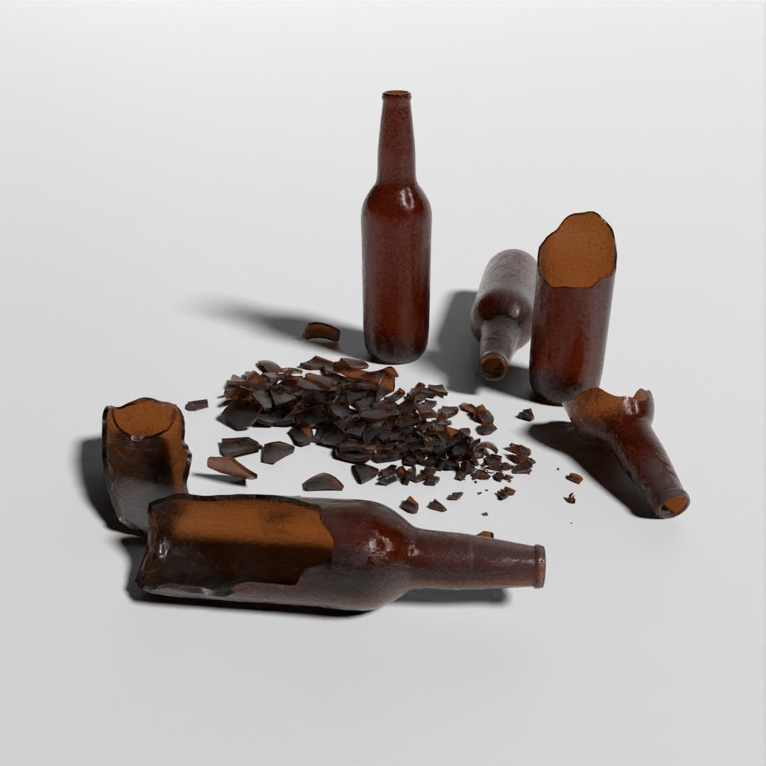 Bottle trash master | Industrial models | BlenderKit