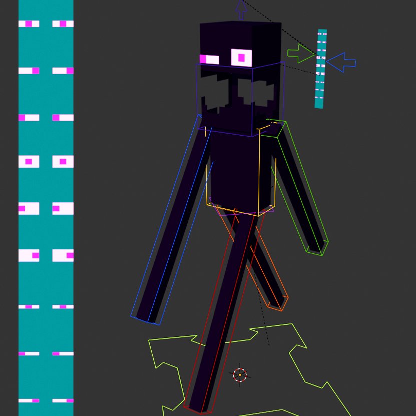 Enderman | FREE Monsters & Creatures models | BlenderKit