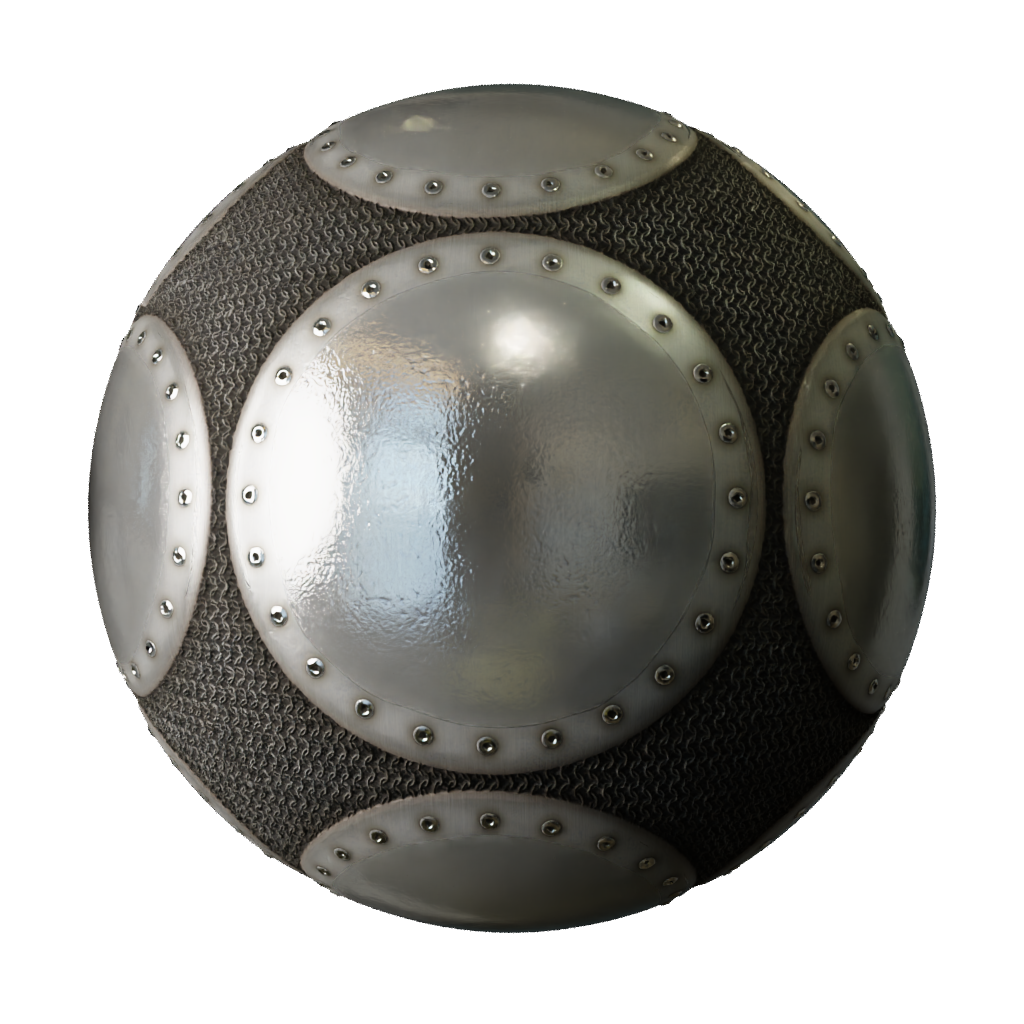 Chainmail with Armour | FREE metal materials | BlenderKit