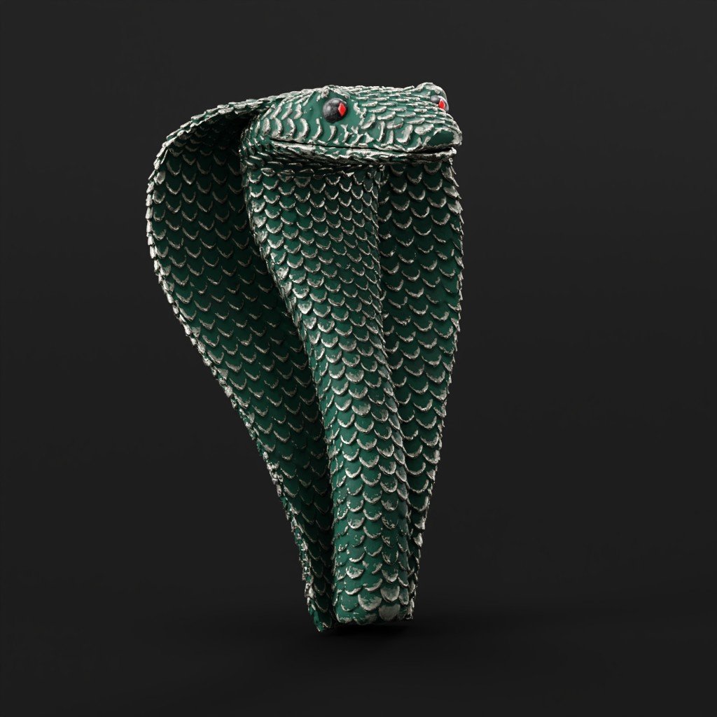 Cobra Head | Reptiles models | BlenderKit