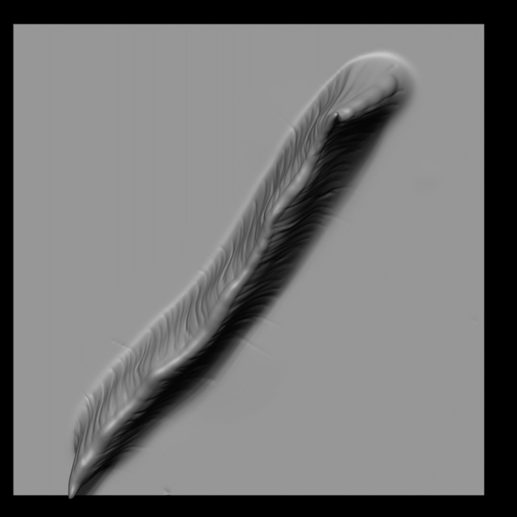 Dragon Fin VDM Brush - 01 | FREE Fins brushes | BlenderKit