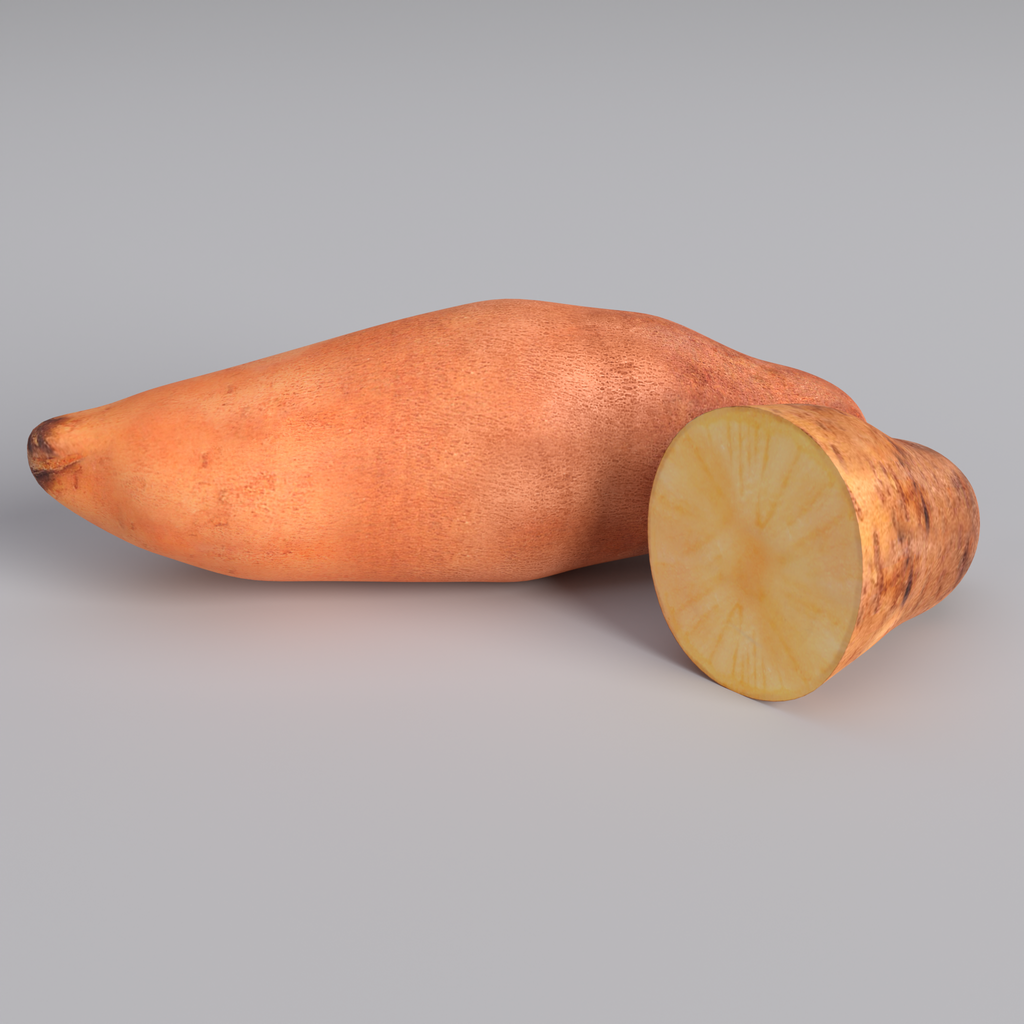 Yacon set | Fruit & Vegetables models | BlenderKit