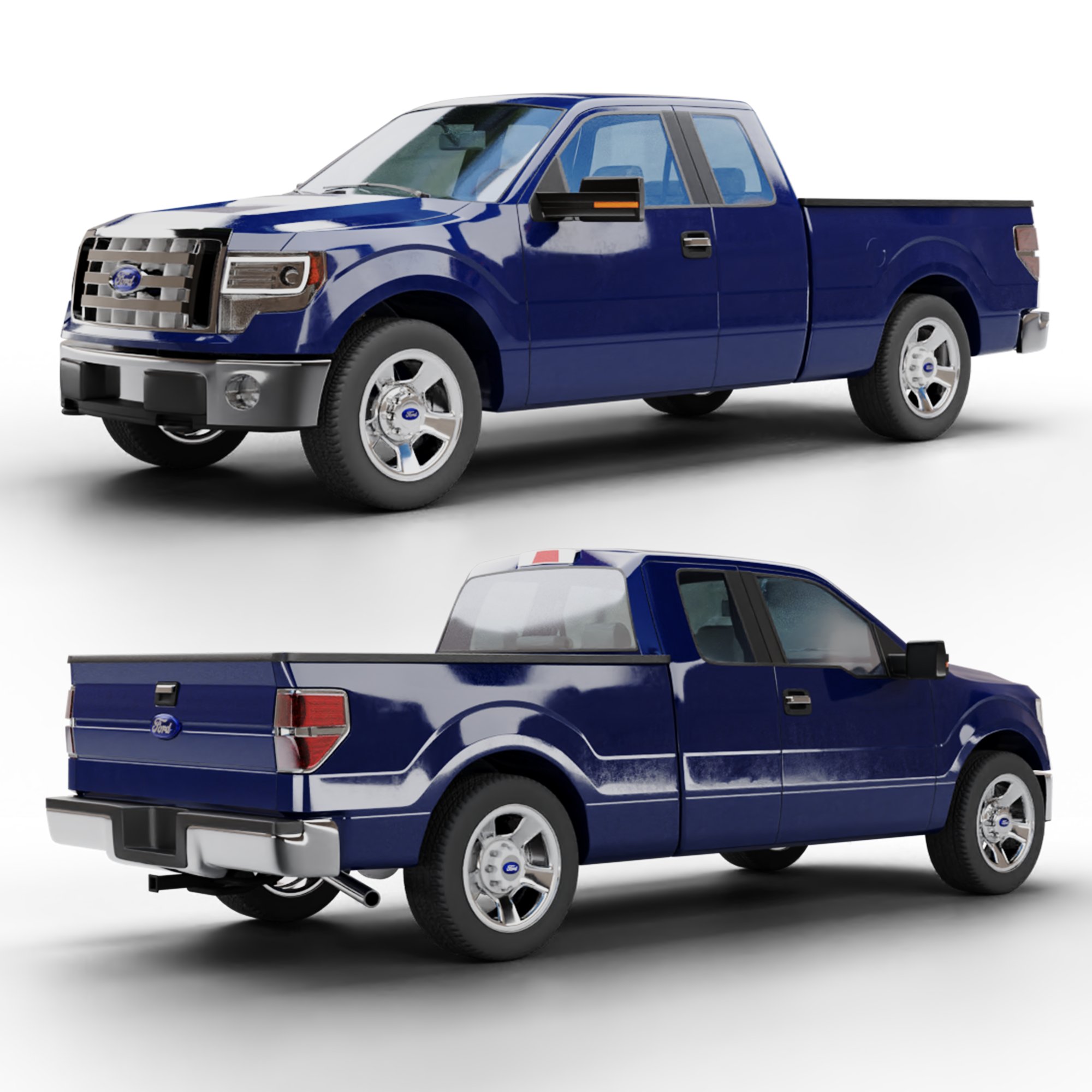 Ford F-150 car | Modern Cars models | BlenderKit