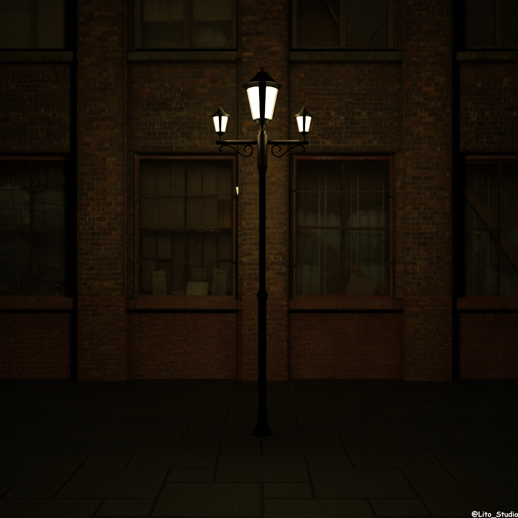 Street Light2 | FREE Outdoor Lights models | BlenderKit