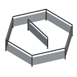Fence Geometry Nodes.005 | Fences models | BlenderKit