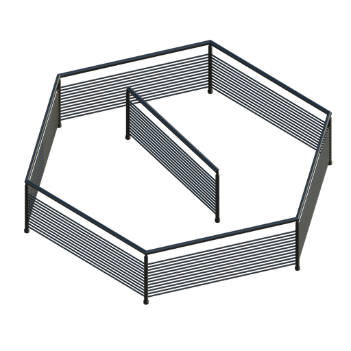 Fence Geometry Nodes.005 | Fences models | BlenderKit