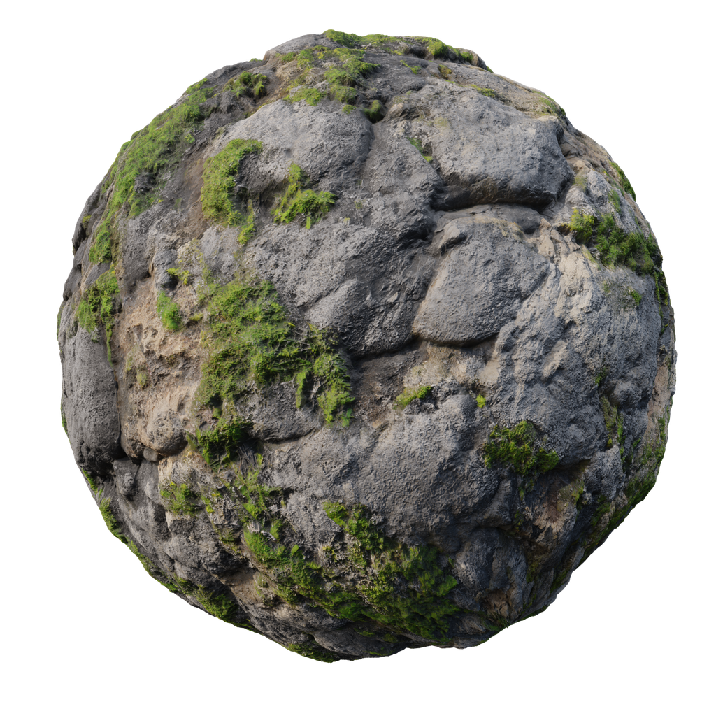 Grassy Rocks | FREE rock materials | BlenderKit