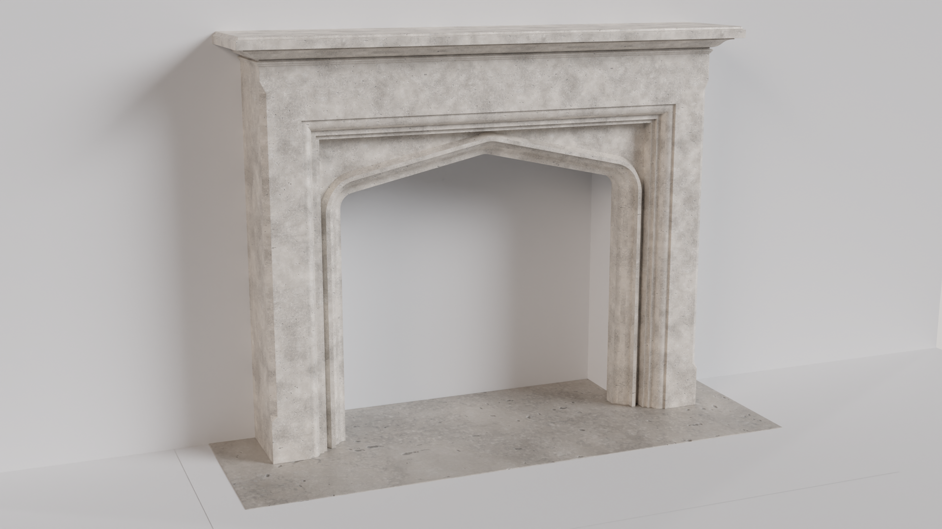 Arts andCrafts Fireplace | Fireplaces models | BlenderKit