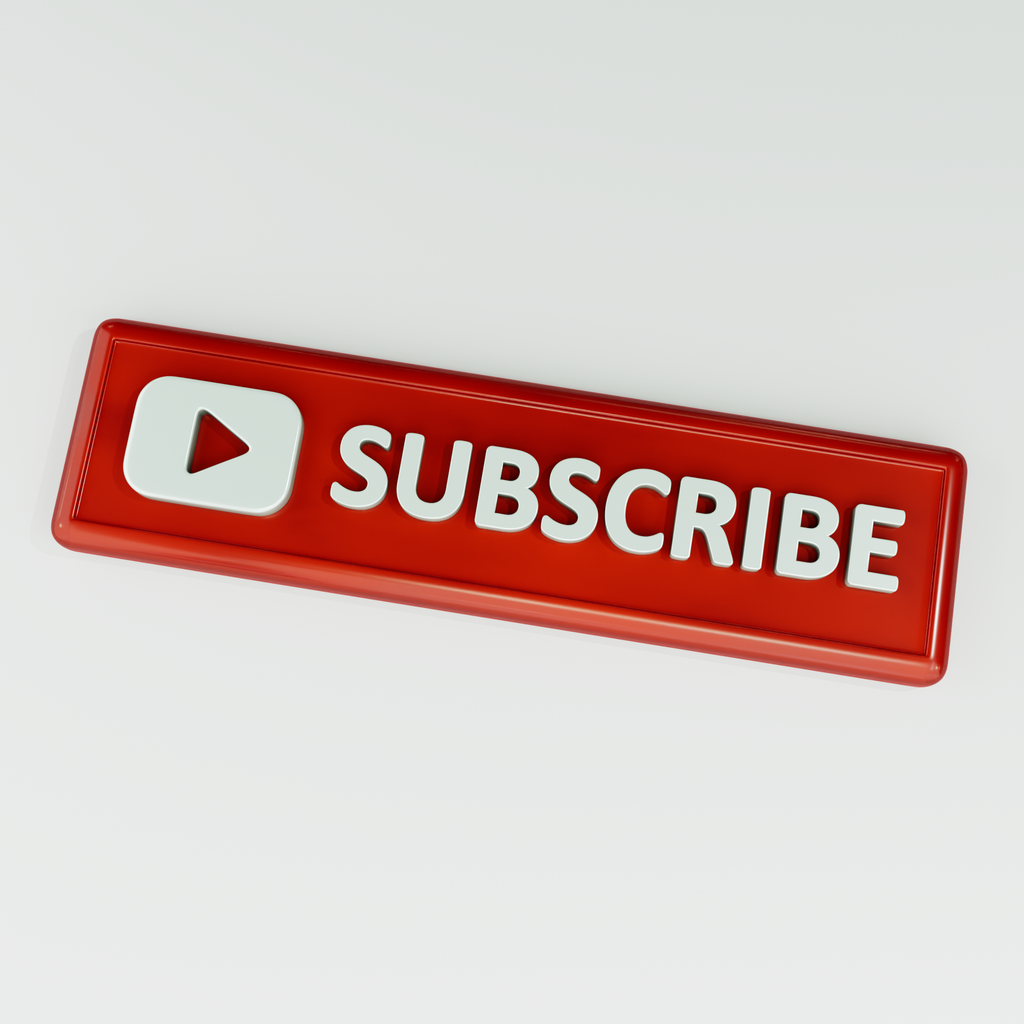 Subscribe button Youtube | FREE Miscellaneous models | Blendkit