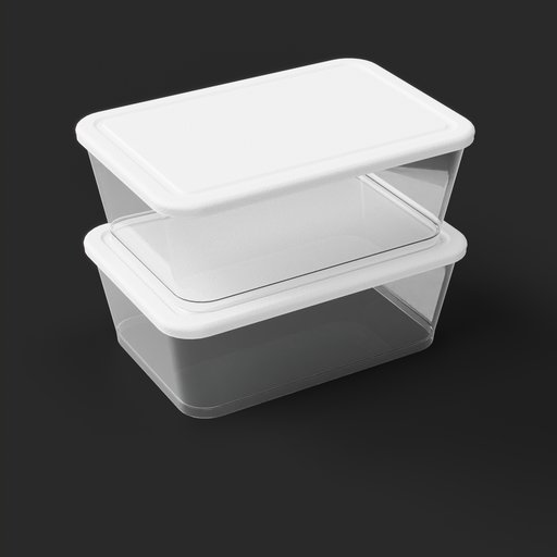 Food Container | FREE Kitchenware models | BlenderKit