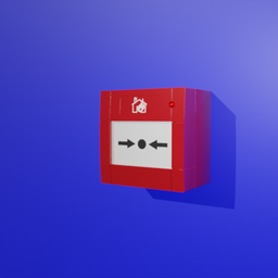 Manual fire call point | Industrial models | BlenderKit