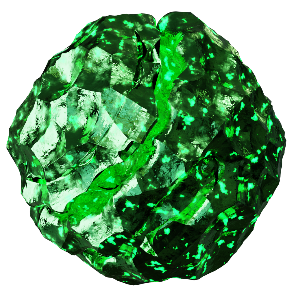 Kryptonite Rock | FREE rock materials | BlenderKit