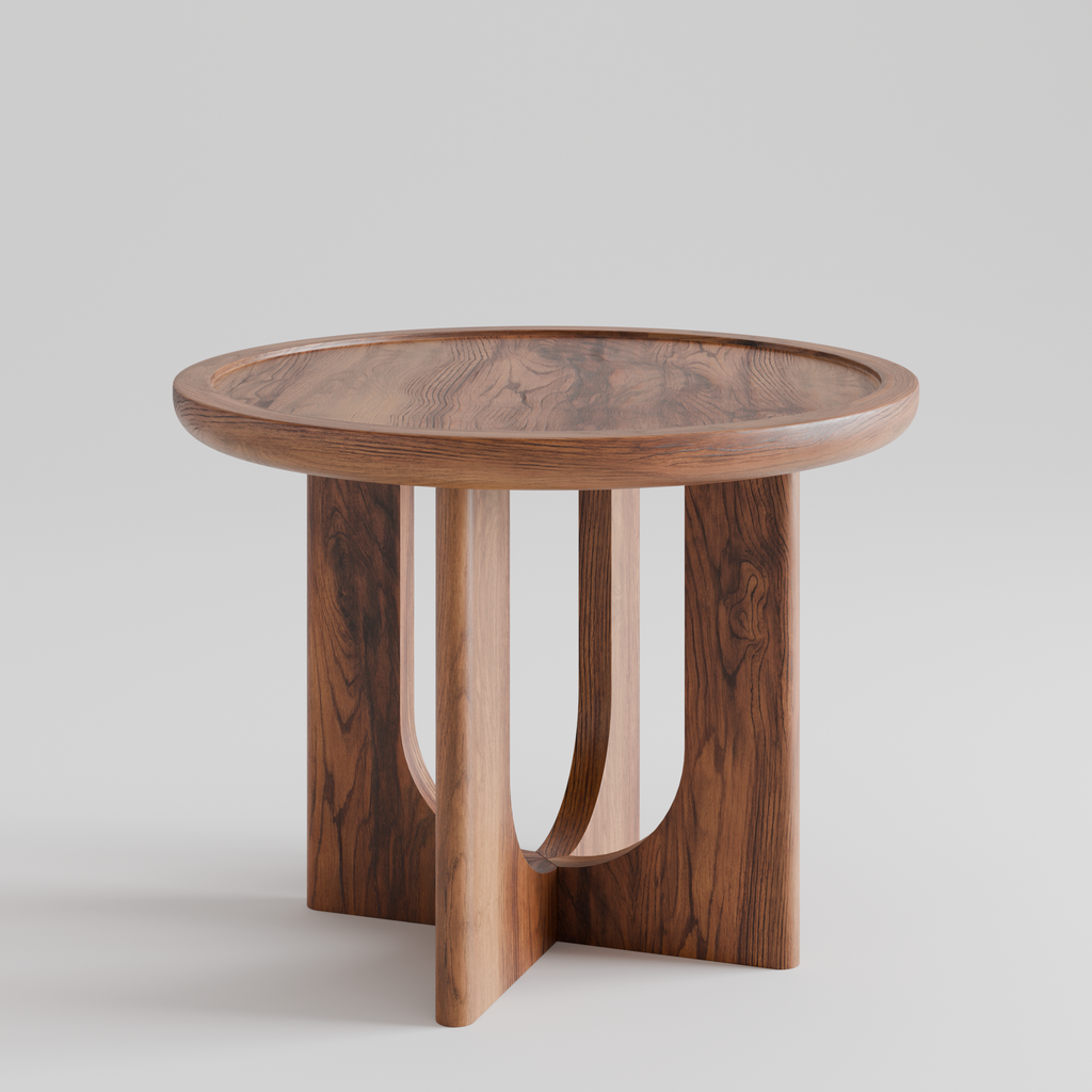 Circular Wood Table 02 | Tables models | BlenderKit