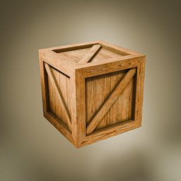 Wooden box | FREE Miscellaneous models | BlenderKit