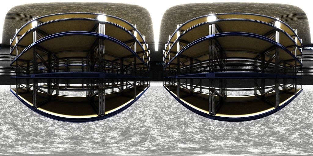 Empty warehouse or storage hall HDRI | Industrial HDRis | BlenderKit