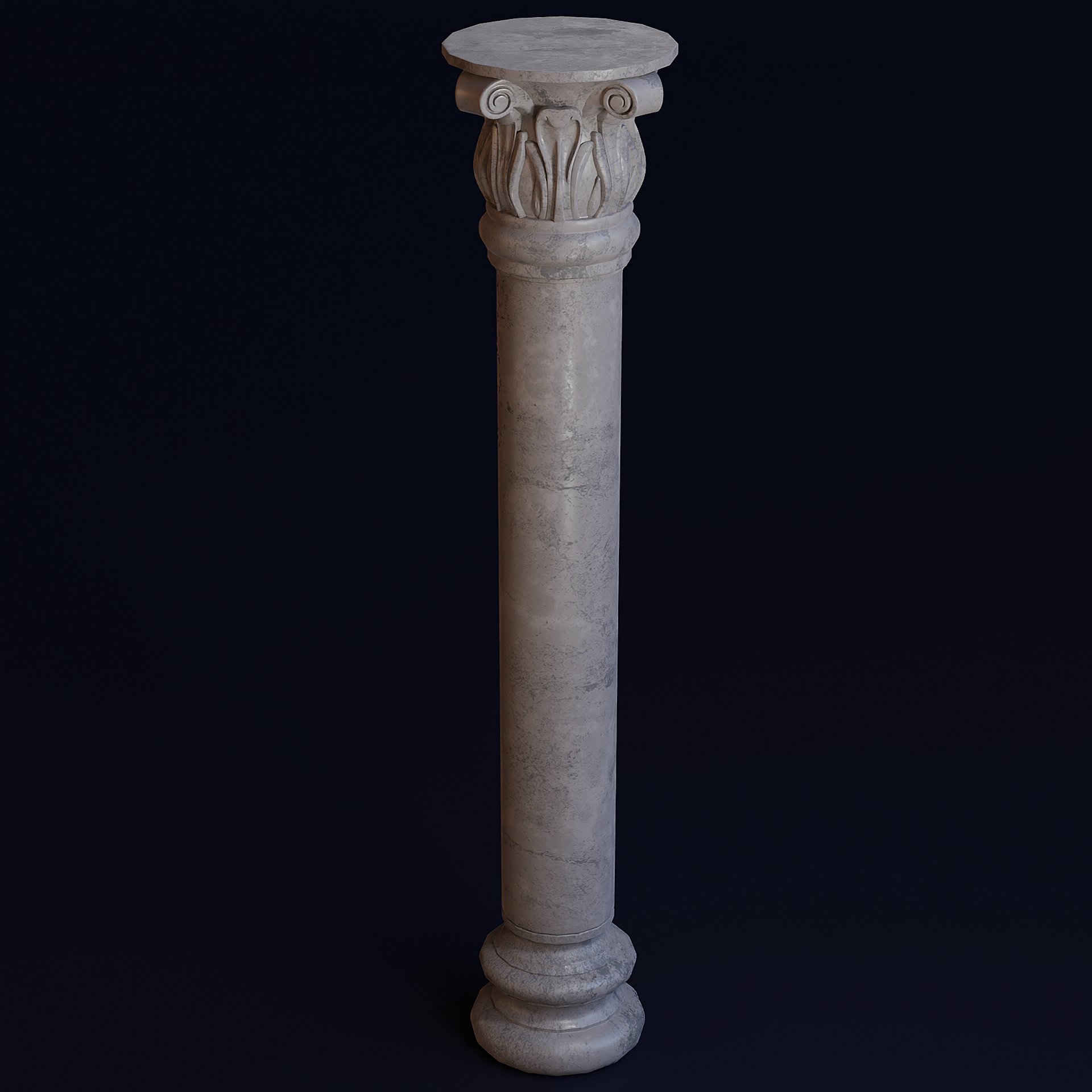 Column-08 | Molding / Carving models | BlenderKit