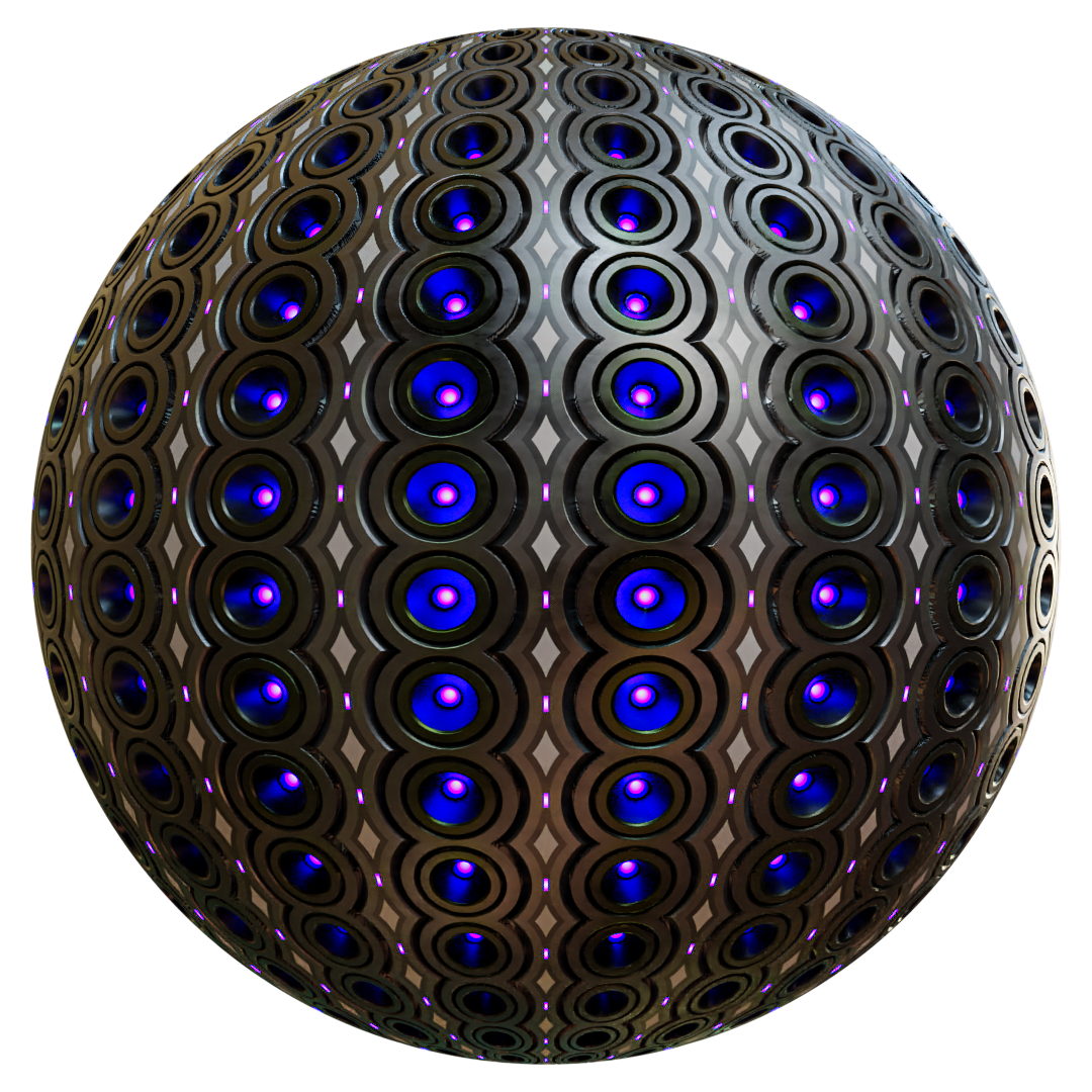 Procedural Sci-fi Tiles | FREE tech materials | BlenderKit