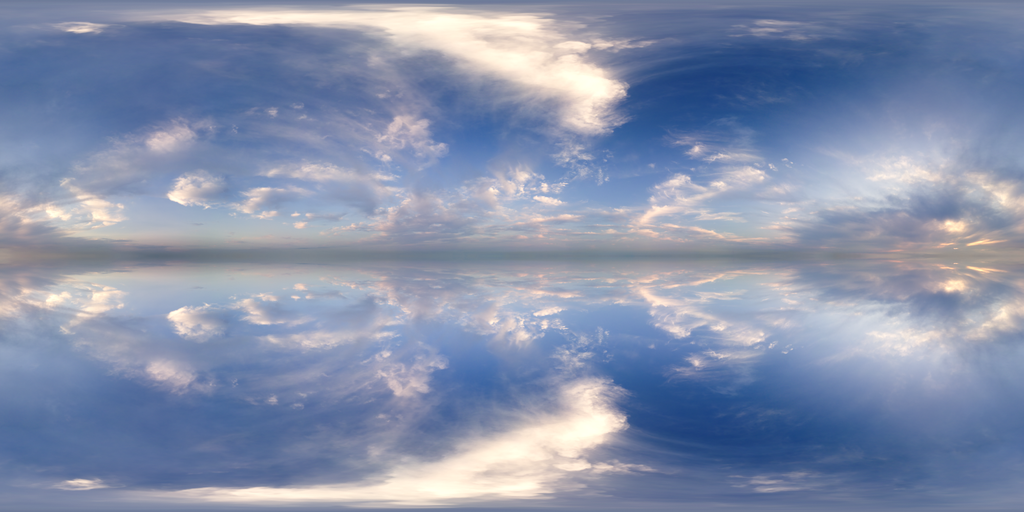 Infinite Real Sky - Cloudy Sunset | Nature HDRis | BlenderKit