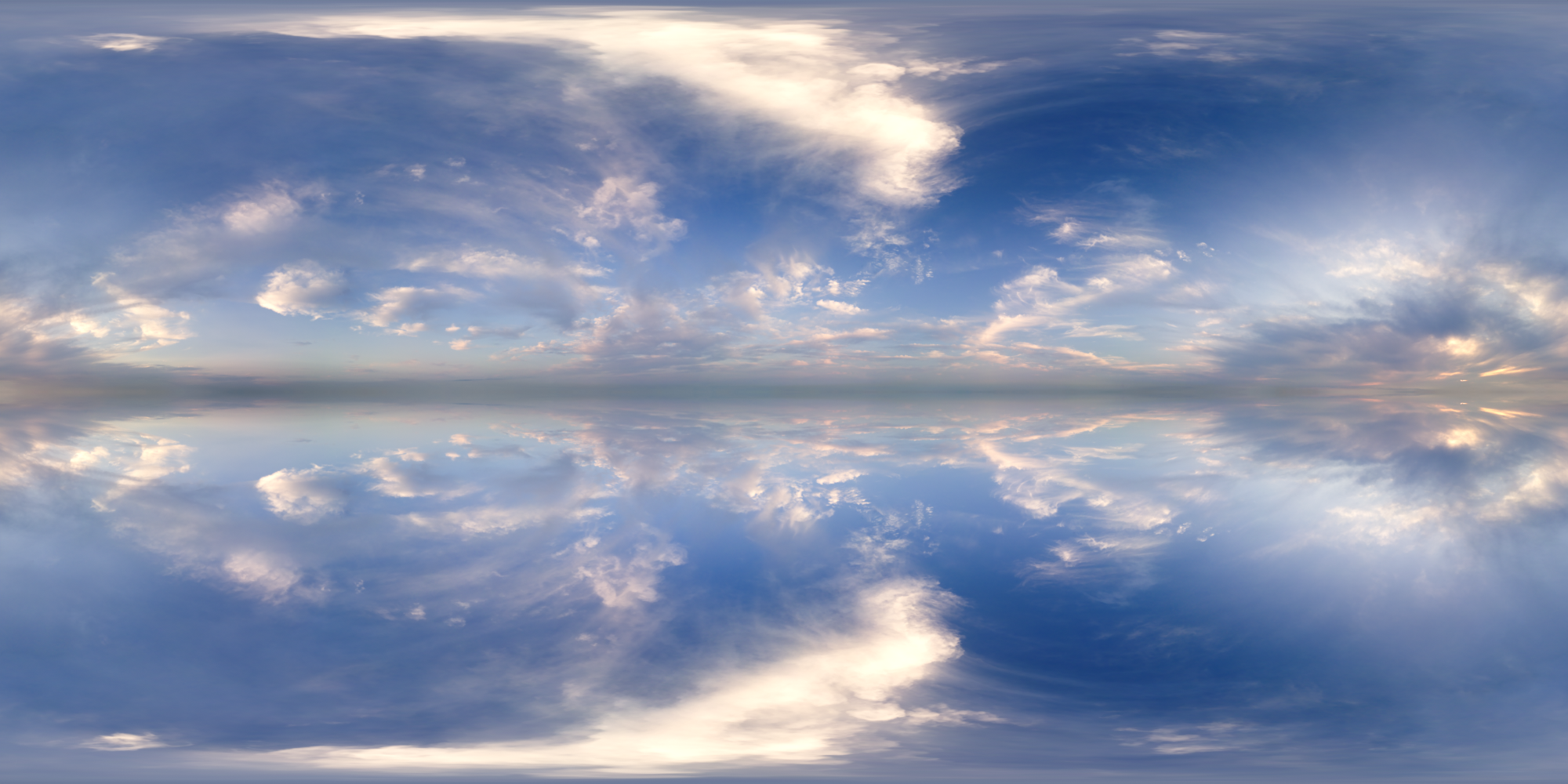 Infinite Real Sky - Cloudy Sunset | Nature HDRis | BlenderKit