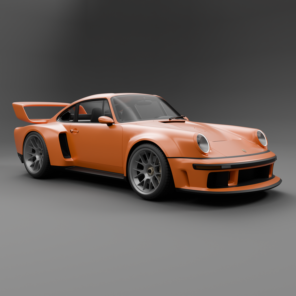 Singer 911 DLS Turbo Road | Luxury Cars models | BlenderKit