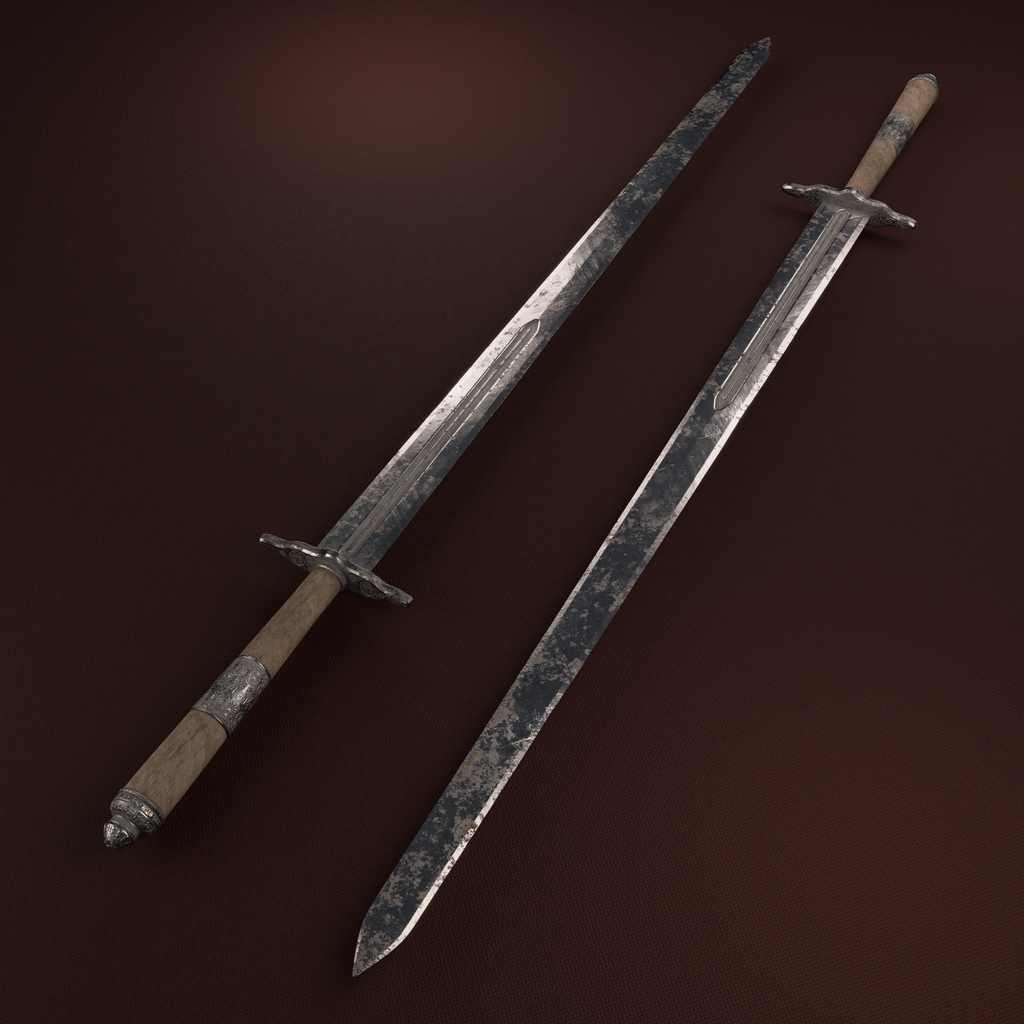 Steel Broadsword | FREE Historical Weapons models | BlenderKit