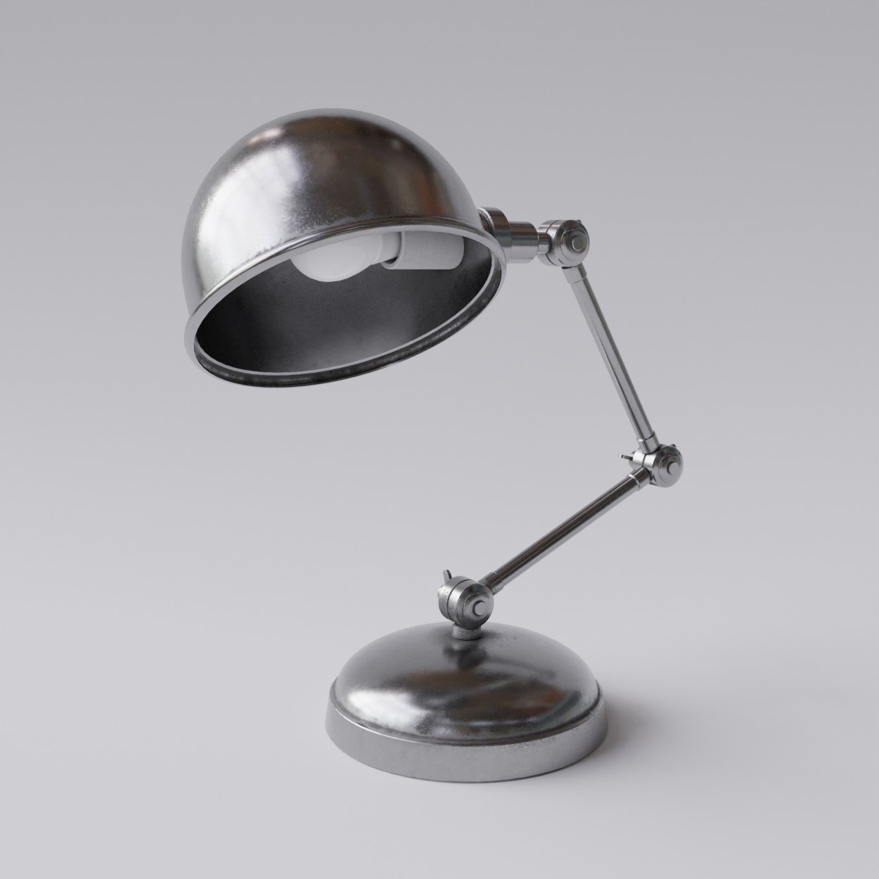 Industrial Desk Lamp Table Lamps Models Blenderkit