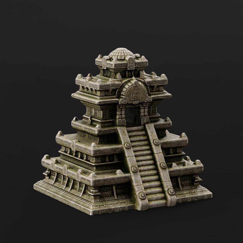 Temple Ancient Stone | Historic Buildings models | BlenderKit