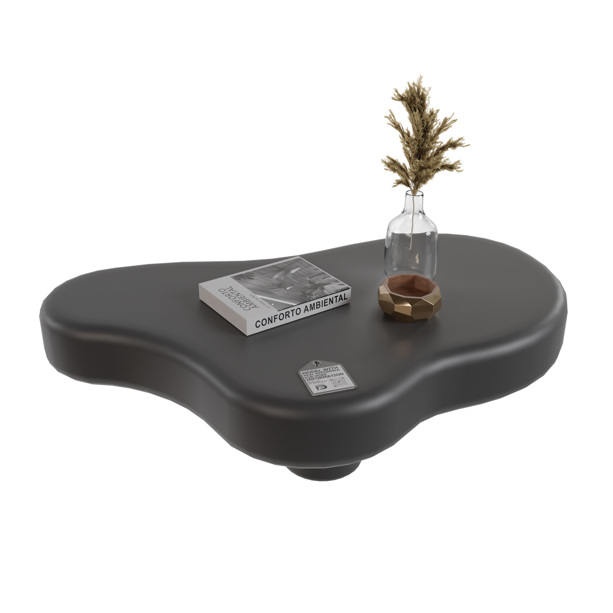 Free Form Wood Modern Table | FREE Tables models | BlenderKit