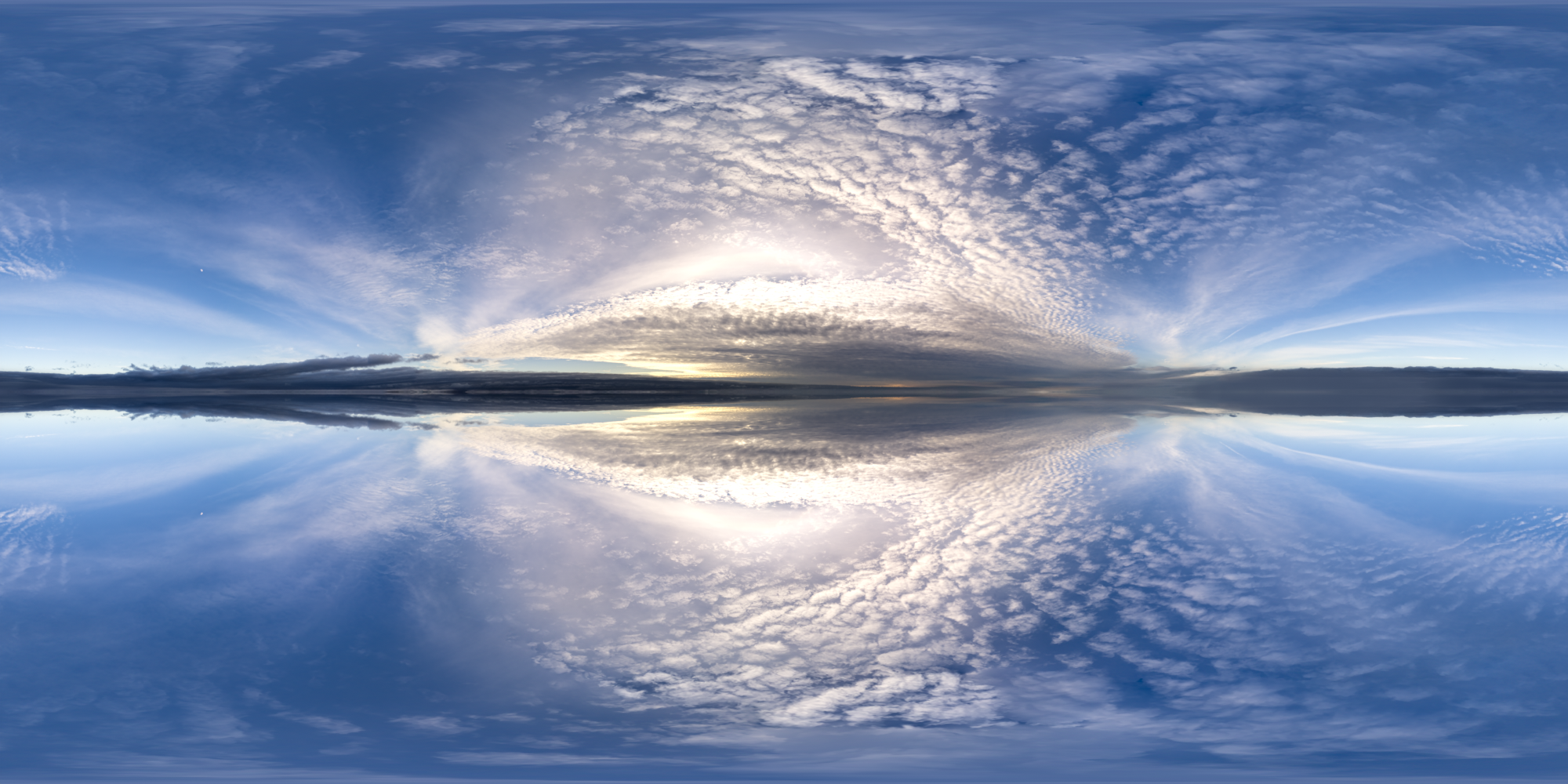 Infinite Sky - Cloudy Evening Sunset | Nature HDRis | BlenderKit