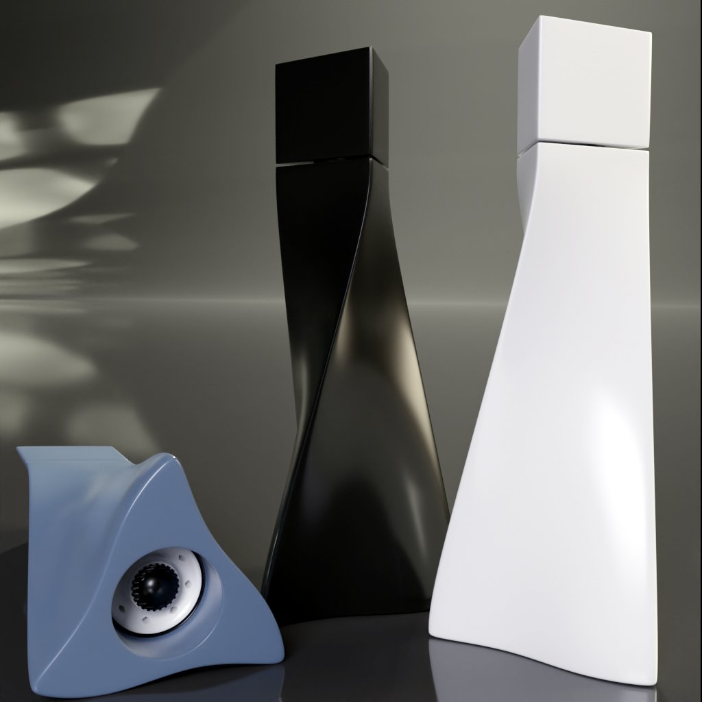 Salt&Peper Corian Grinder | FREE Kitchen Appliances models | BlenderKit