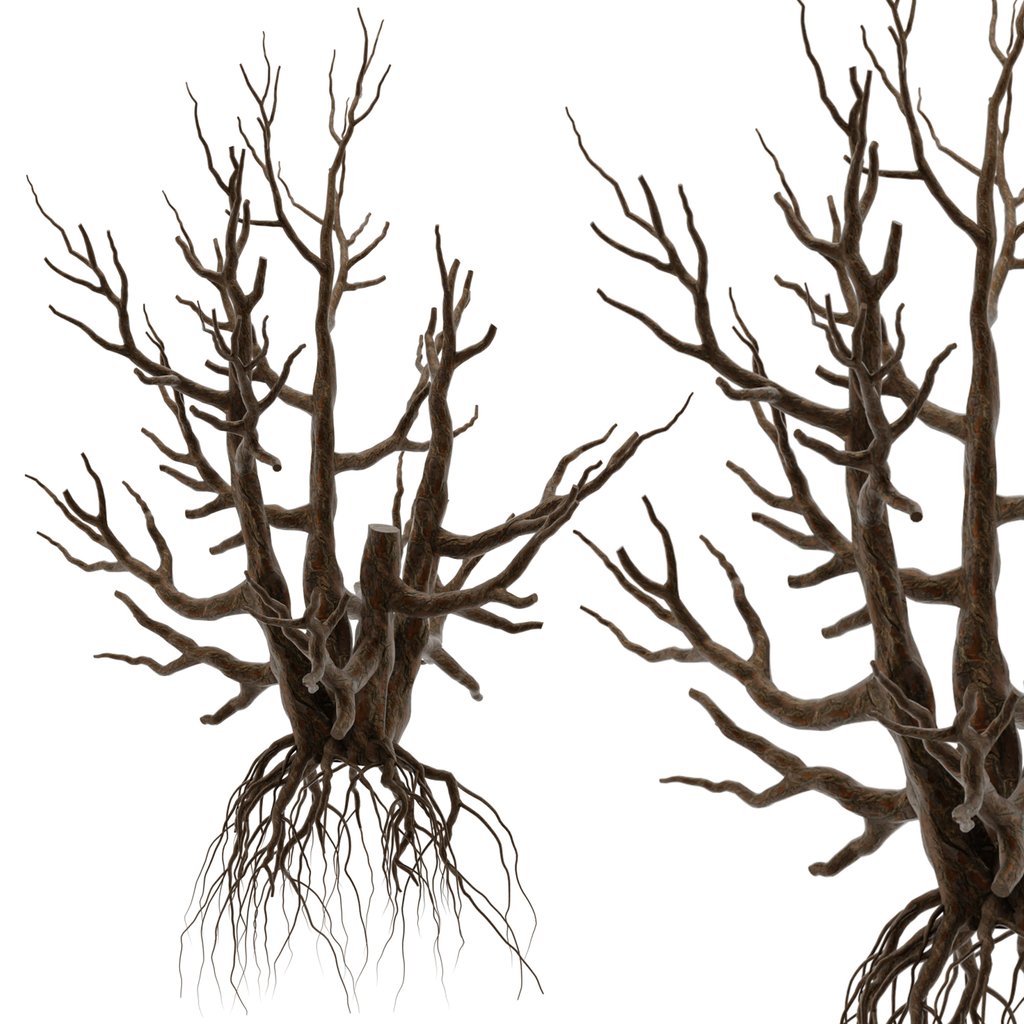Dry tree b | Trees models | BlenderKit