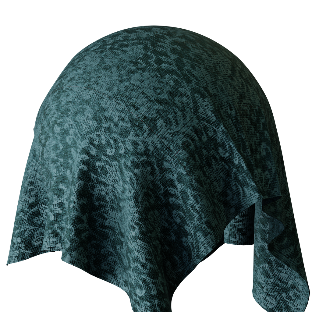 Ornamental Duckegg Chenille | FREE Chenille Fabric 3D Materials ...