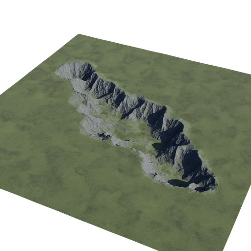 Terrain with Hole | FREE Terrains models | BlenderKit