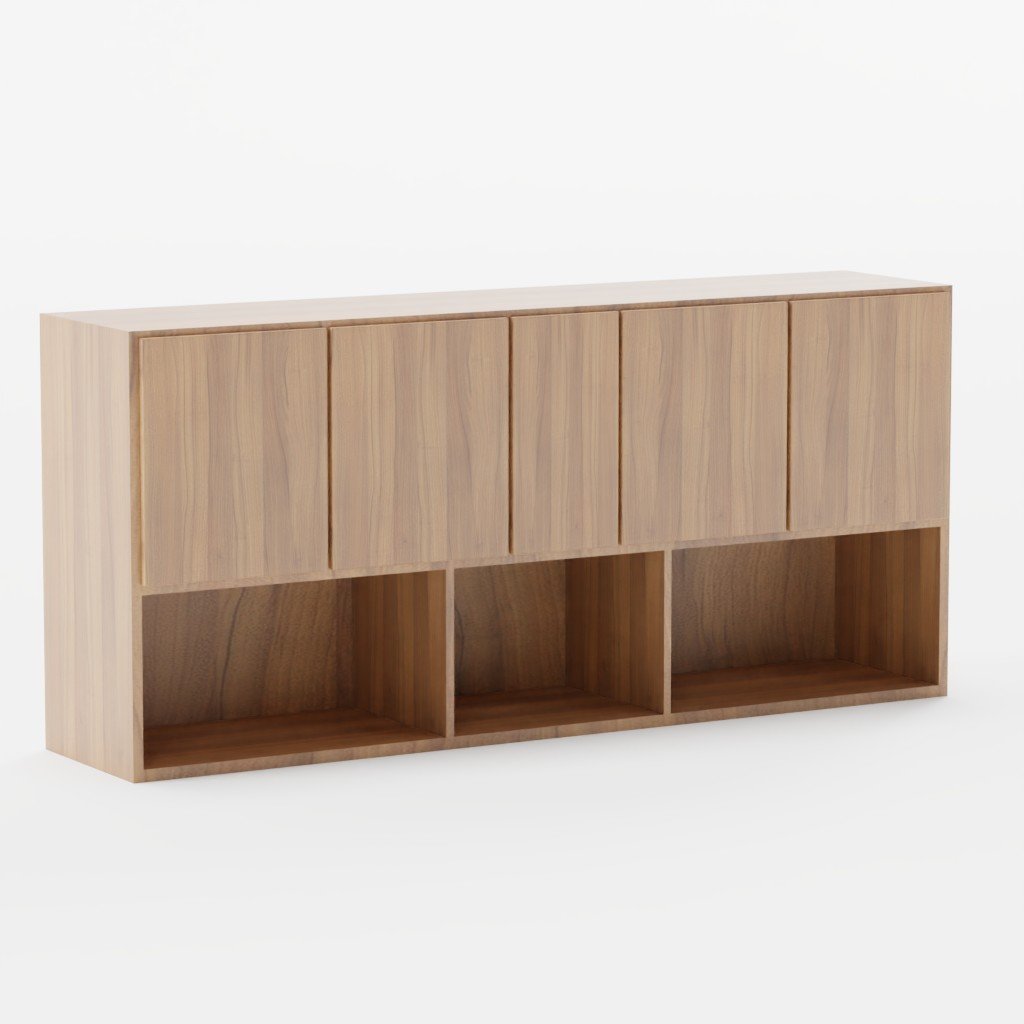 Wall Shelves | FREE 3D Shelving models | BlenderKit