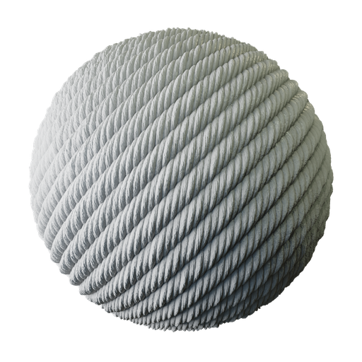 BlenderKit | Download the FREE White rope material