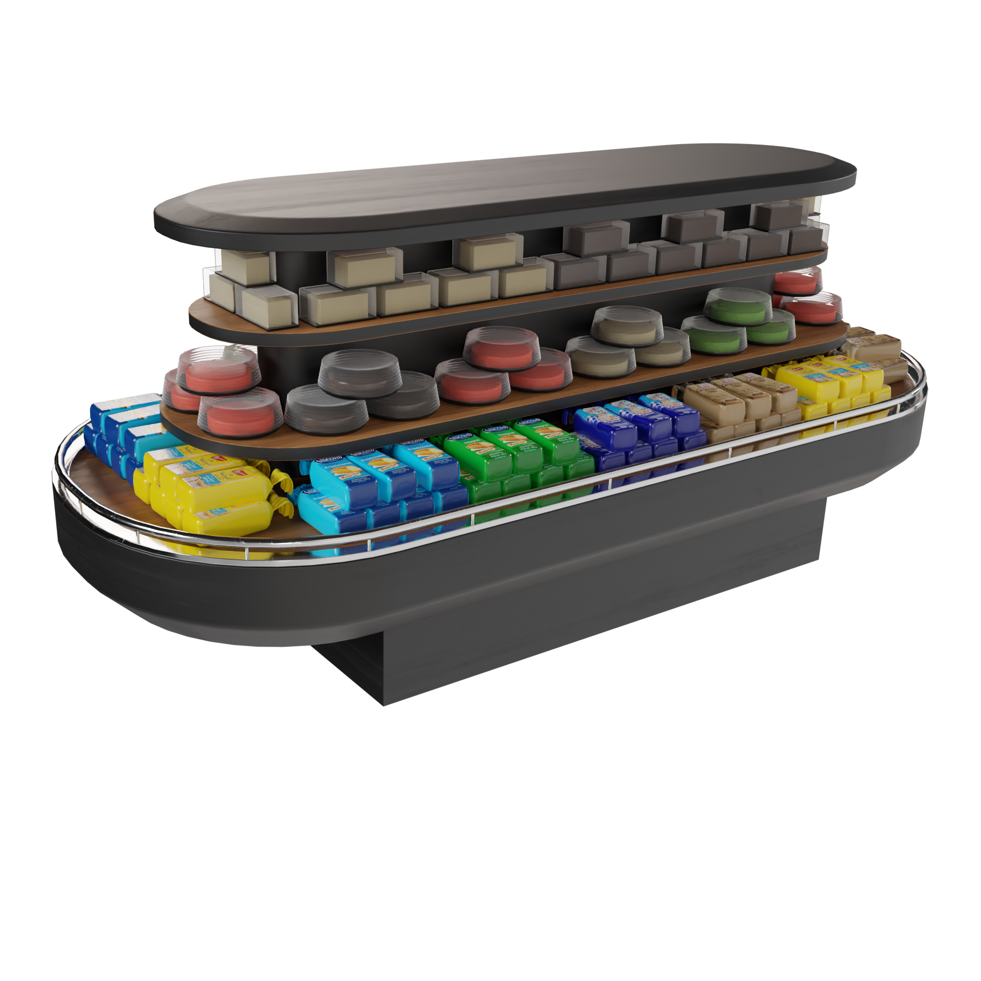 Product gondola 4 | Shopping / Retail models | BlenderKit