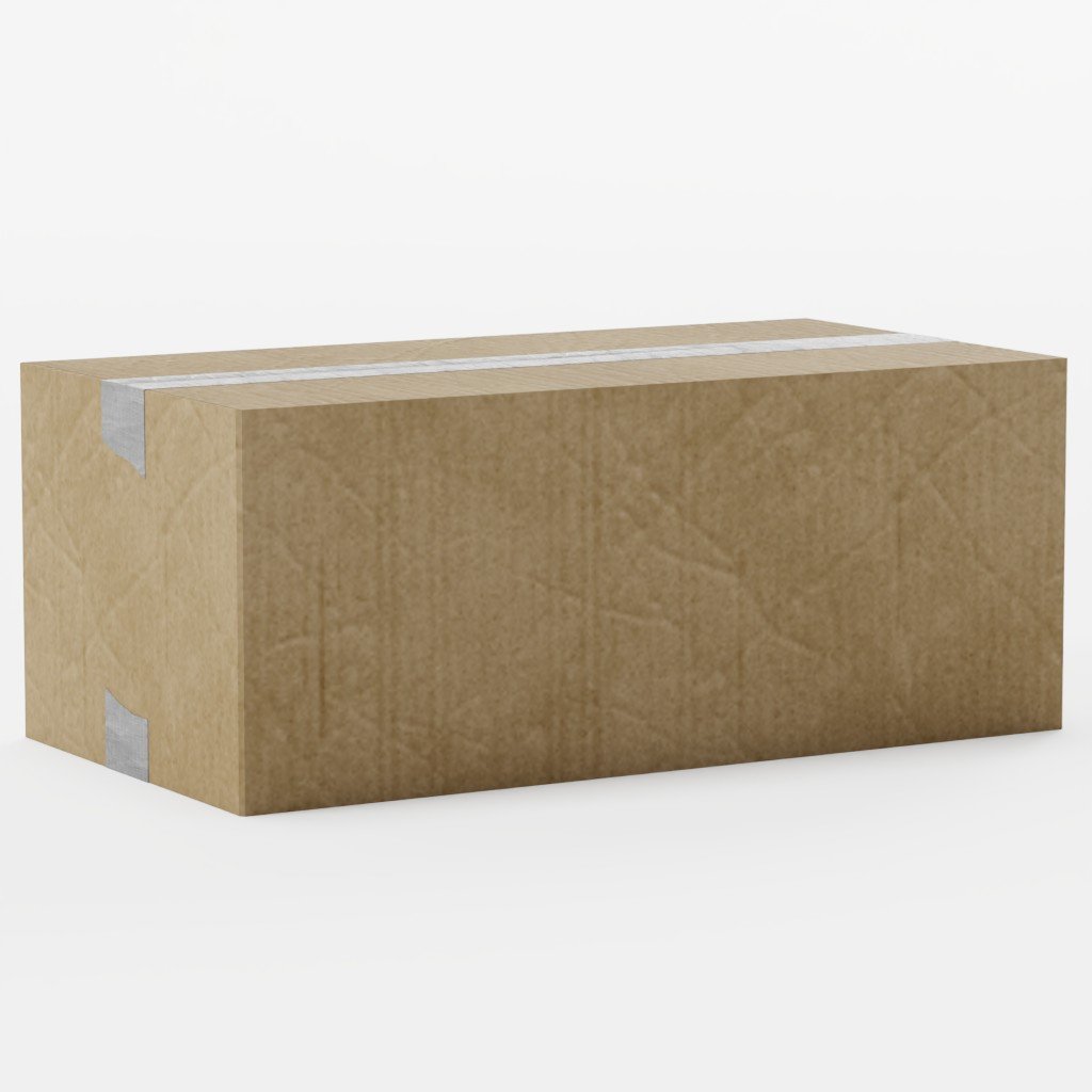 Cardboard Box SQ01 | FREE Containers models | BlenderKit