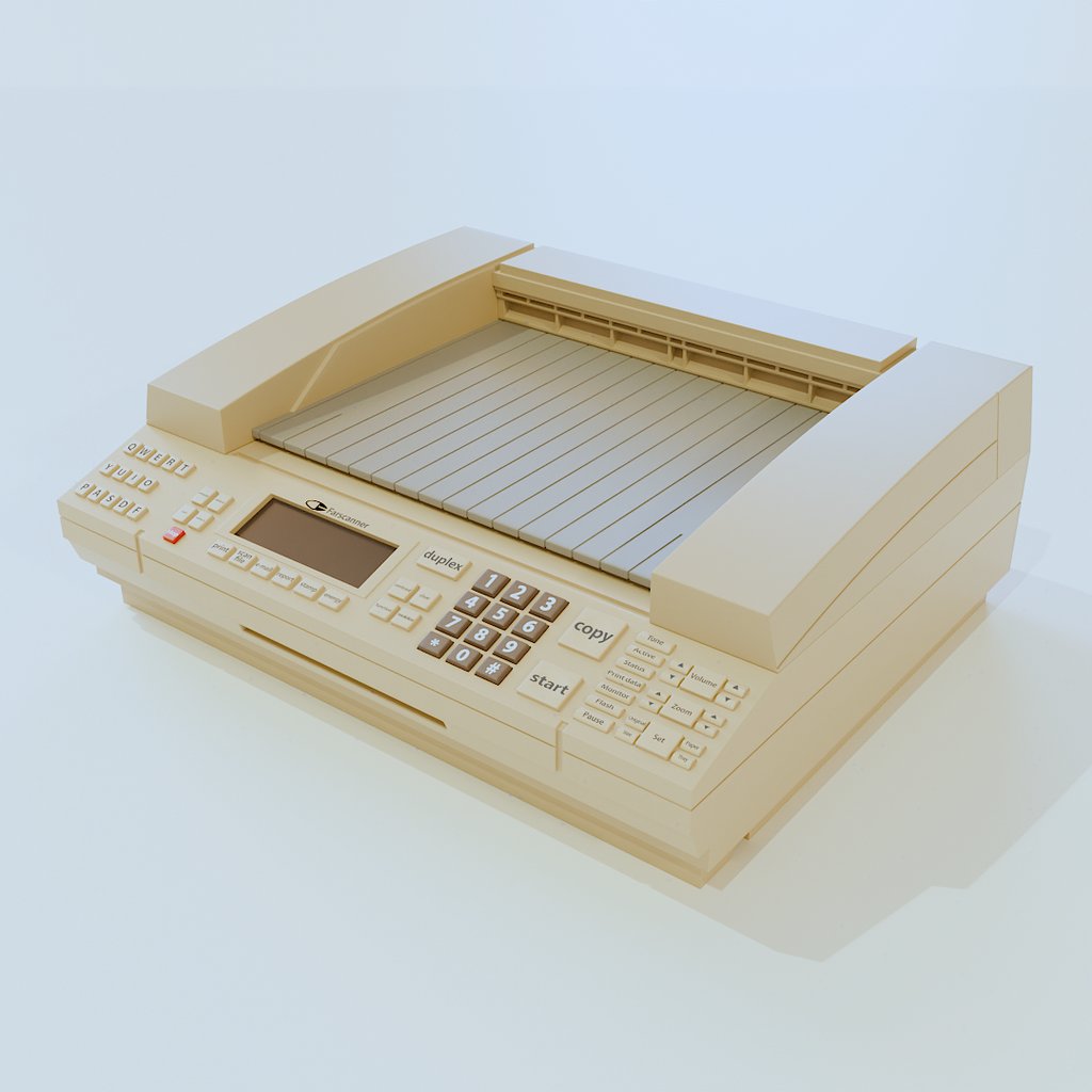 Scanner | Computer Components & Hardware models | BlenderKit