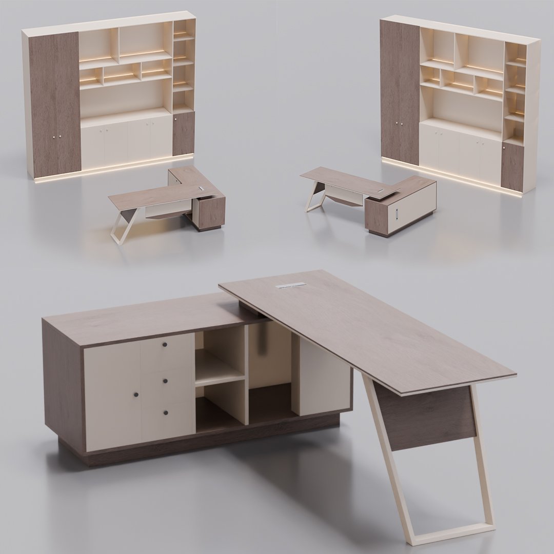 Executive desk | Desks models | BlenderKit