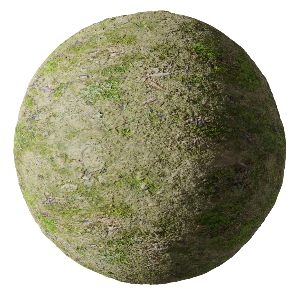 Mossy ground | FREE ground materials | BlenderKit