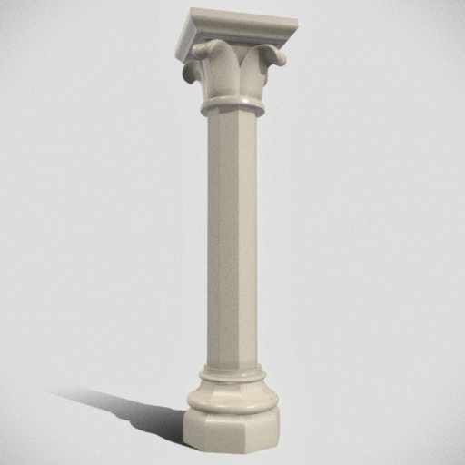 Column Leaves | Architectural Structures models | BlenderKit
