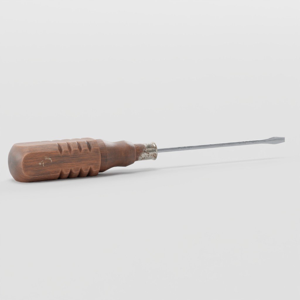 Flathead Screwdriver | Handtools models | BlenderKit