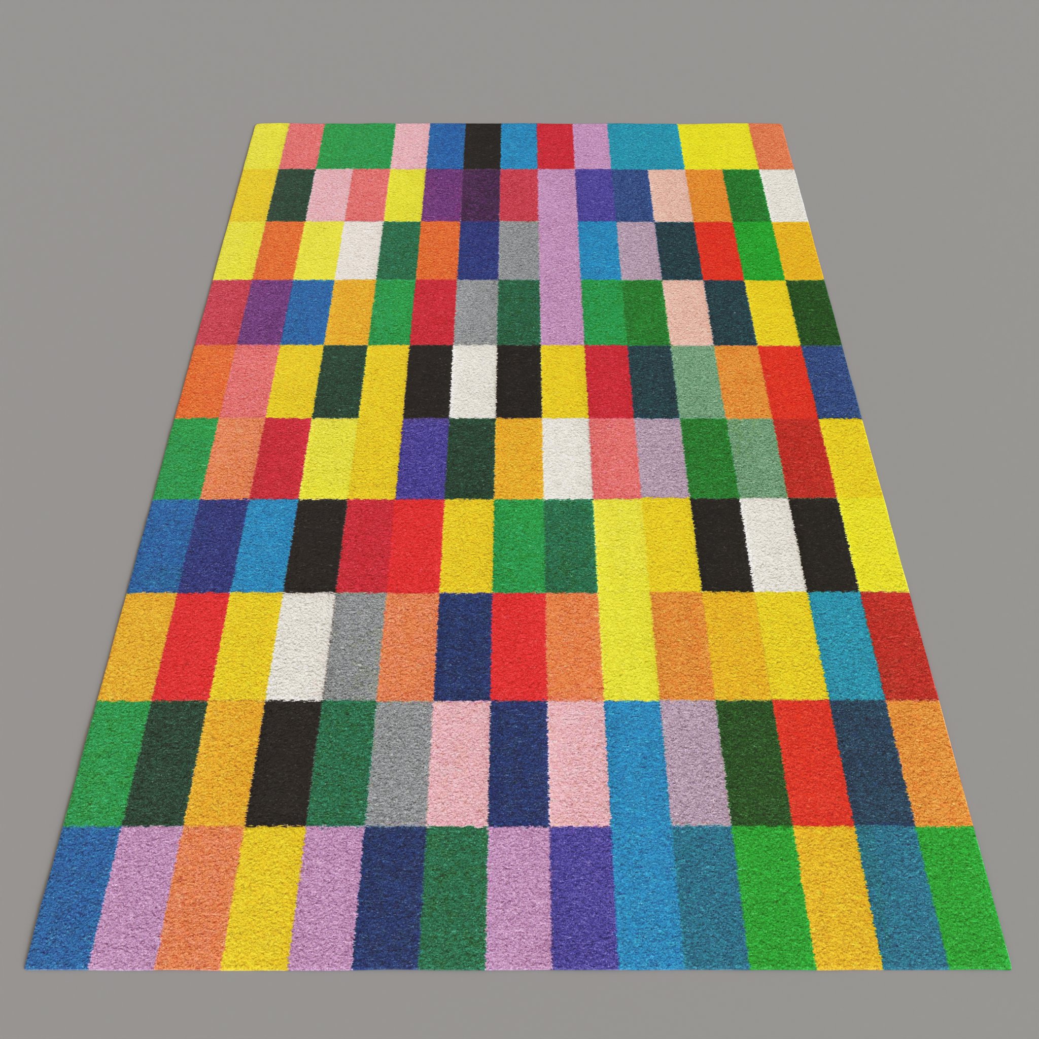 Multi-colored rug | FREE Carpets models | BlenderKit
