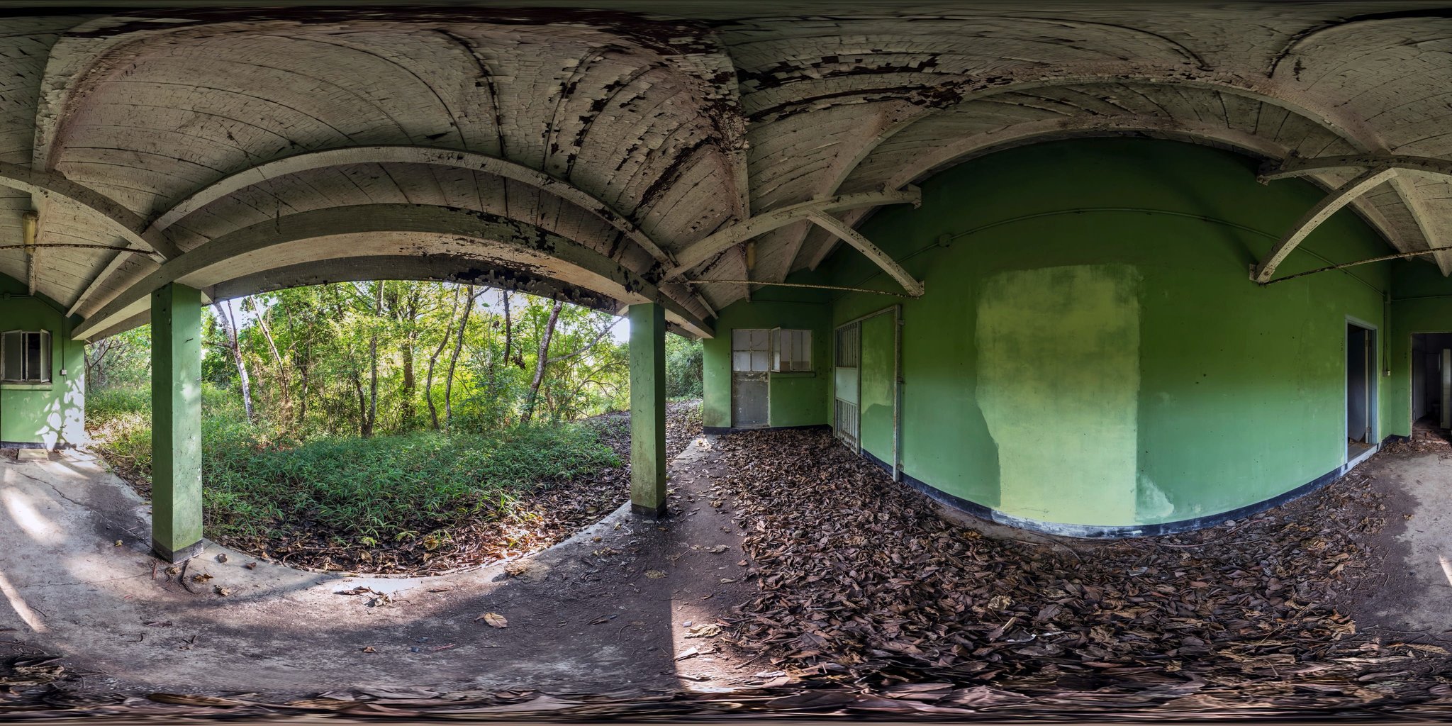 Green Abandoned House | FREE 3D Nature HDRs | BlenderKit