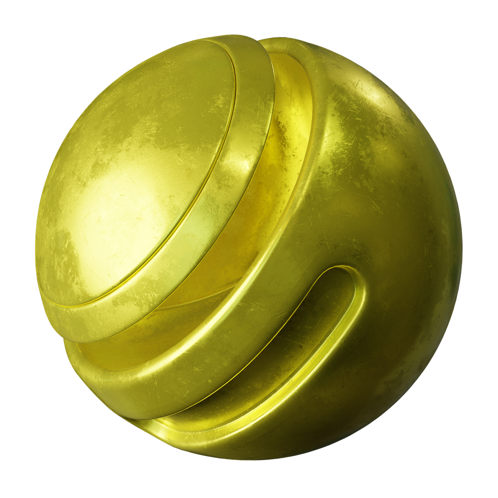 Rough scratched gold metal | FREE metal materials | BlenderKit