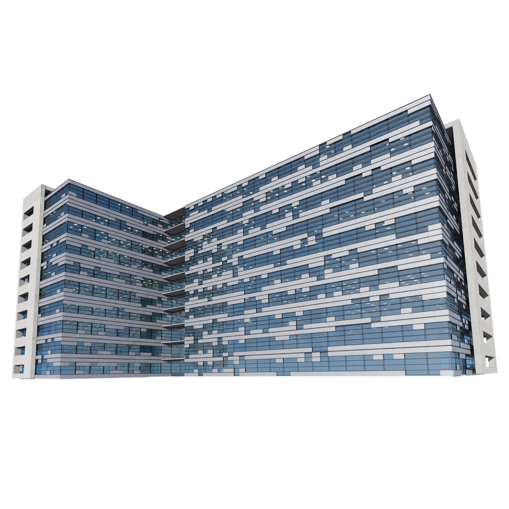 Commercial building | Commercial Buildings models | BlenderKit