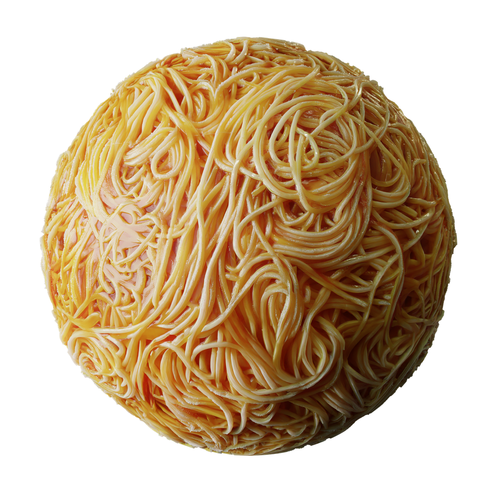 Spaghetti | FREE food materials | BlenderKit